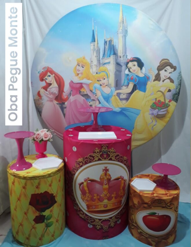 Kit Pegue e Monte Princesas - OBA Pegue e Monte