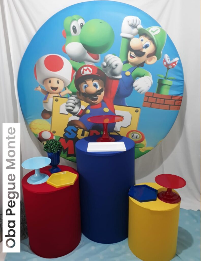 Kit Pegue e Monte Super Mario - OBA Pegue e Monte