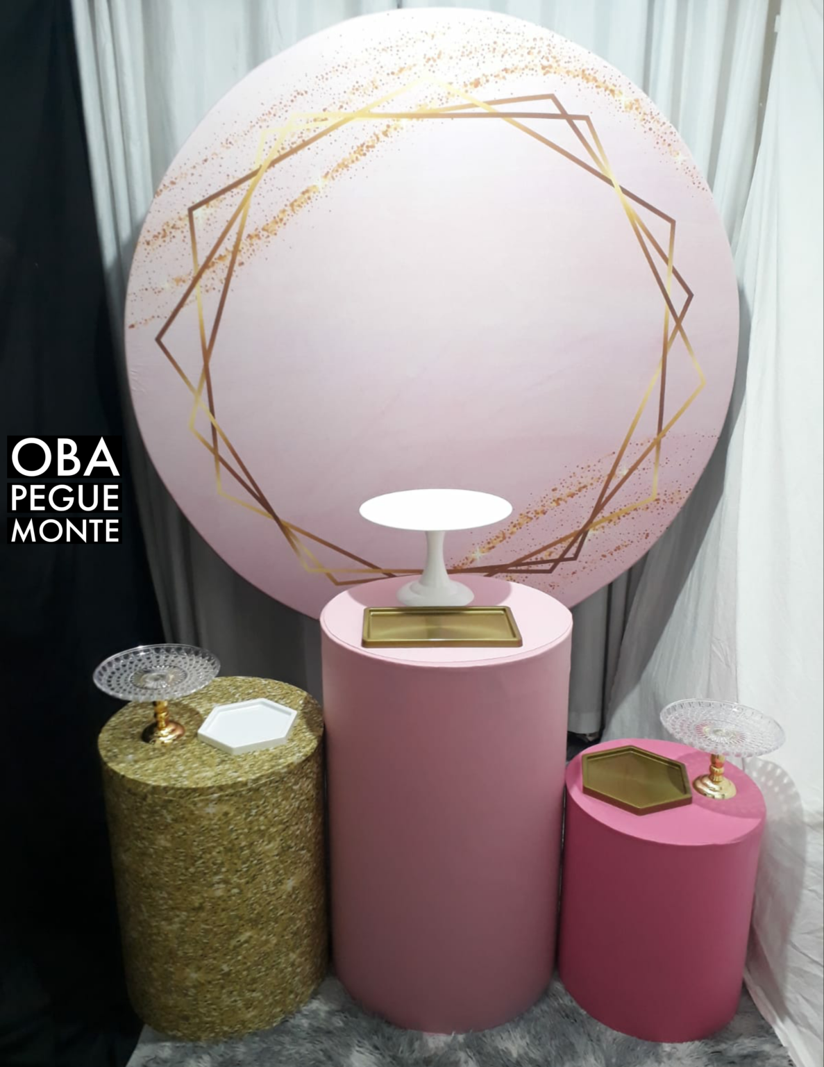 Kit Pegue e Monte Decoração Glitter - OBA Pegue e Monte