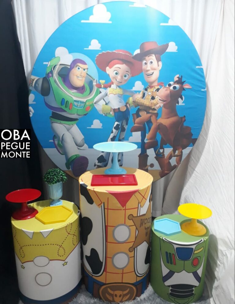 Kit Pegue e Monte Tema Toy Story - OBA Pegue e Monte