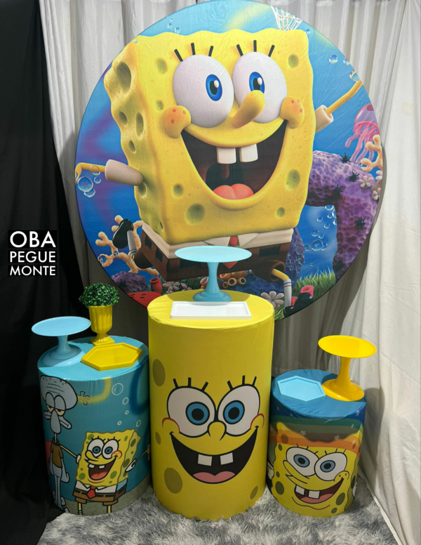 Kit Pegue e Monte Tema Bob Esponja - OBA Pegue e Monte